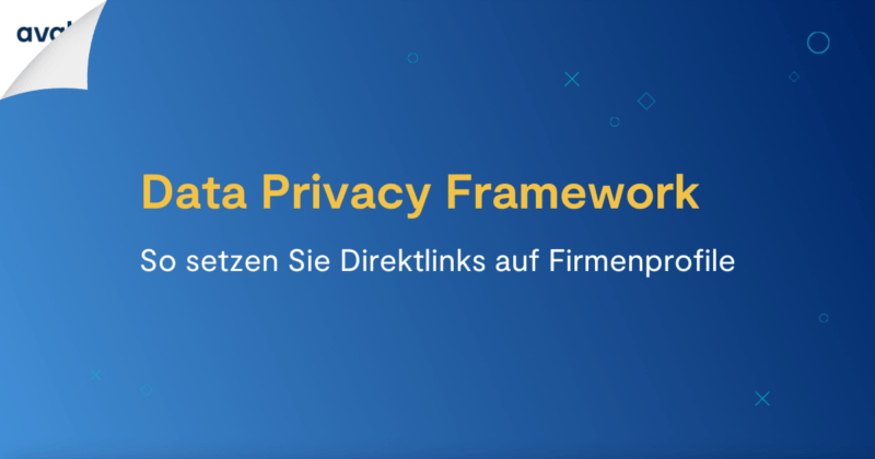 So setzen Sie Data Privacy Framework Direktlinks